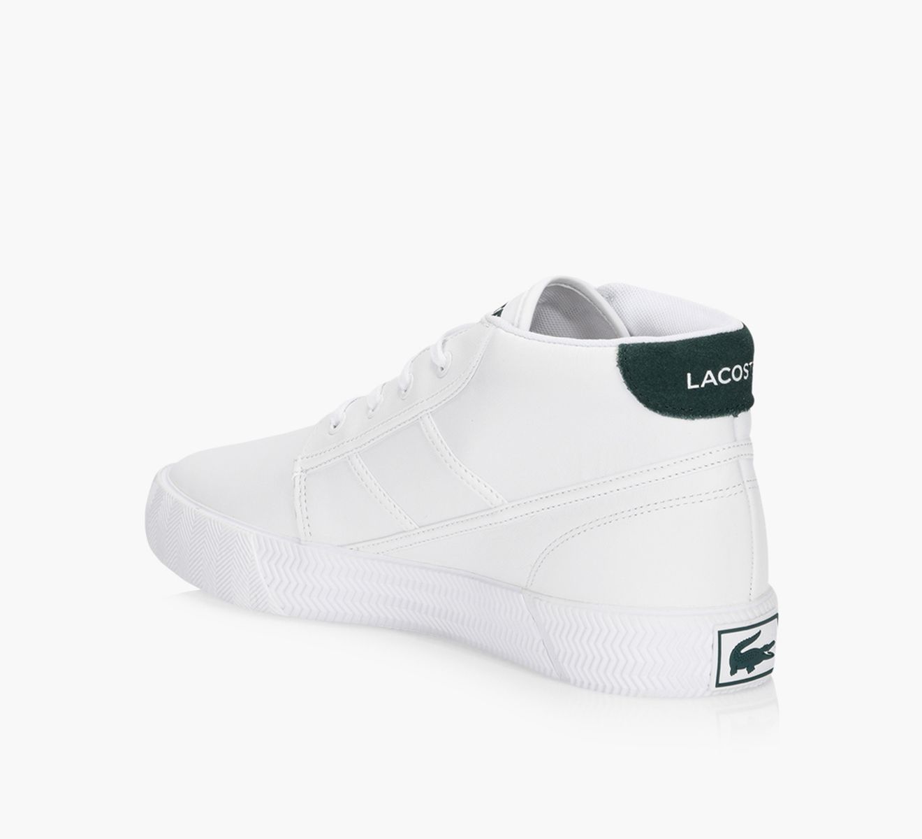 LACOSTE GRIPSHOT CHUKKA White Leather Browns Shoes