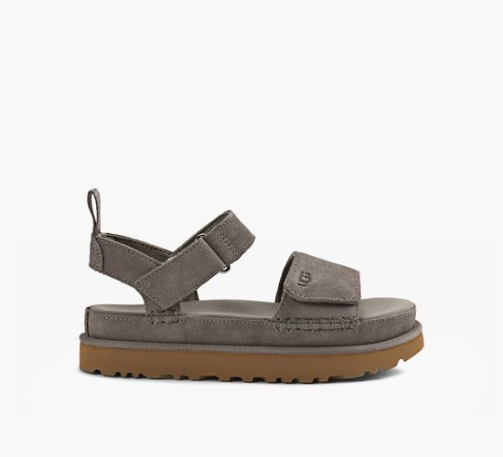 Grey ugg sandals store