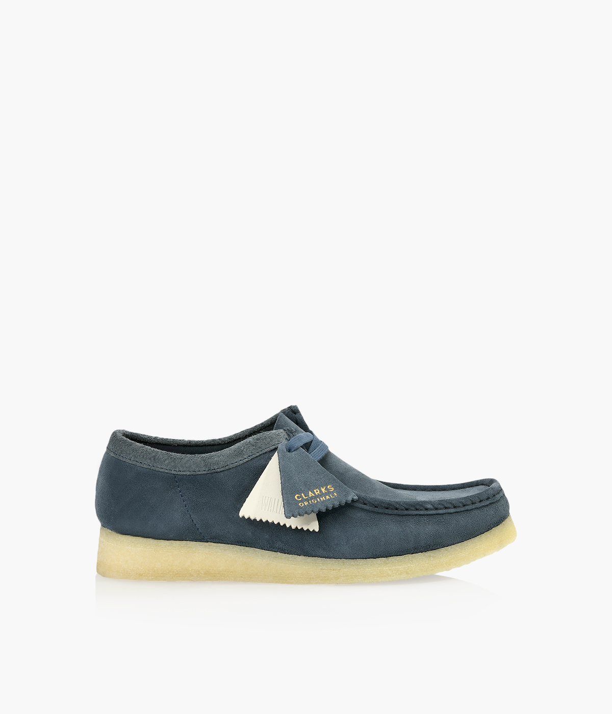 CLARKS ORIGINALS WALLABEE - Blue Suede | Browns Shoes