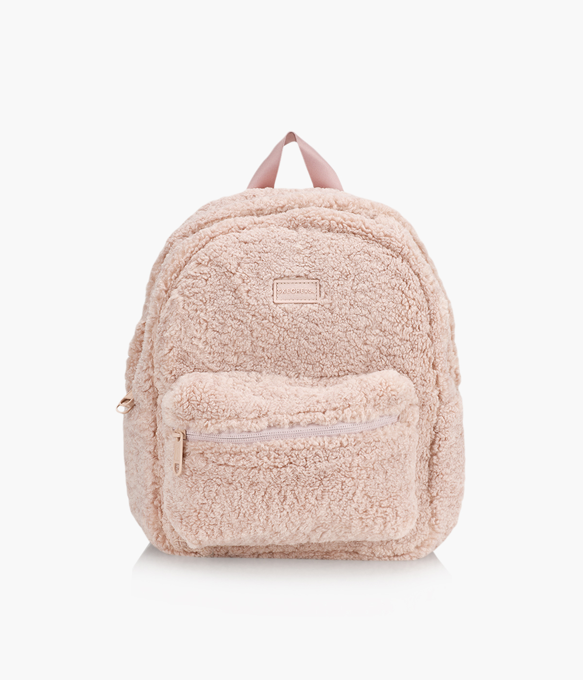 SKECHERS SHERPA BACKPACK - Pink Faux Fur | Browns Shoes